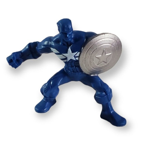 Marvel | Toys | Marvel 50 Micro Series Blue Silver Captain Marvel Super ...